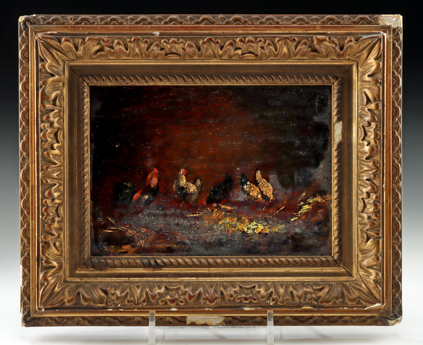 Lot 246, Auction 11/21/2025: 19th C. Charles Emile Jacque Painting ...