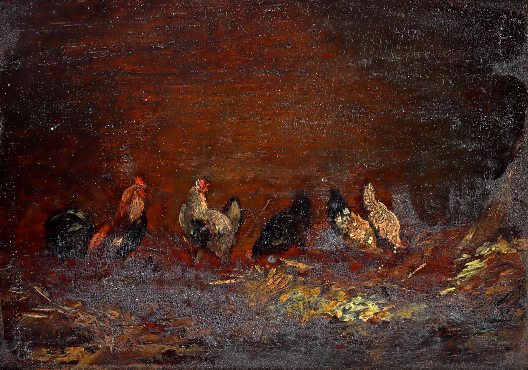 Lot 246, Auction 11/21/2025: 19th C. Charles Emile Jacque Painting ...